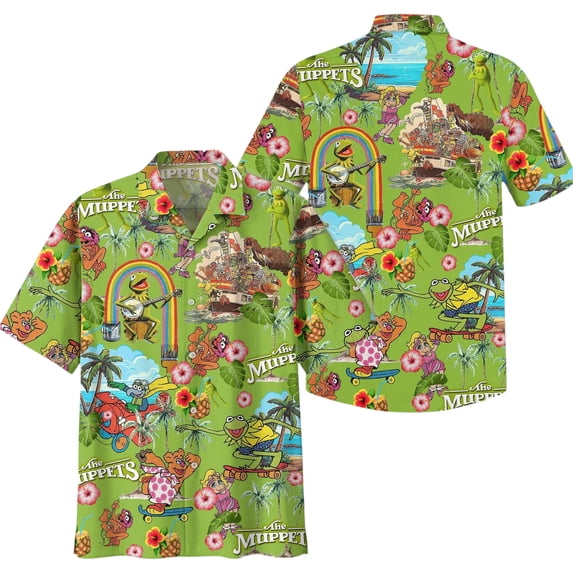 Animal Muppet Hawaiian Shirt, Muppet Show Tropical Hawaii Shirt For ...