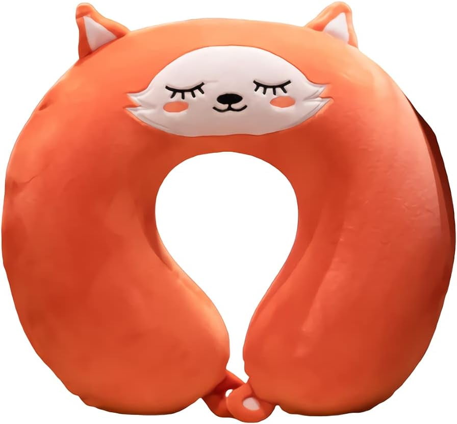 Animal Neck Pillow Cute Cartoon Shiba Inu Memory Cotton Stuffed U ...