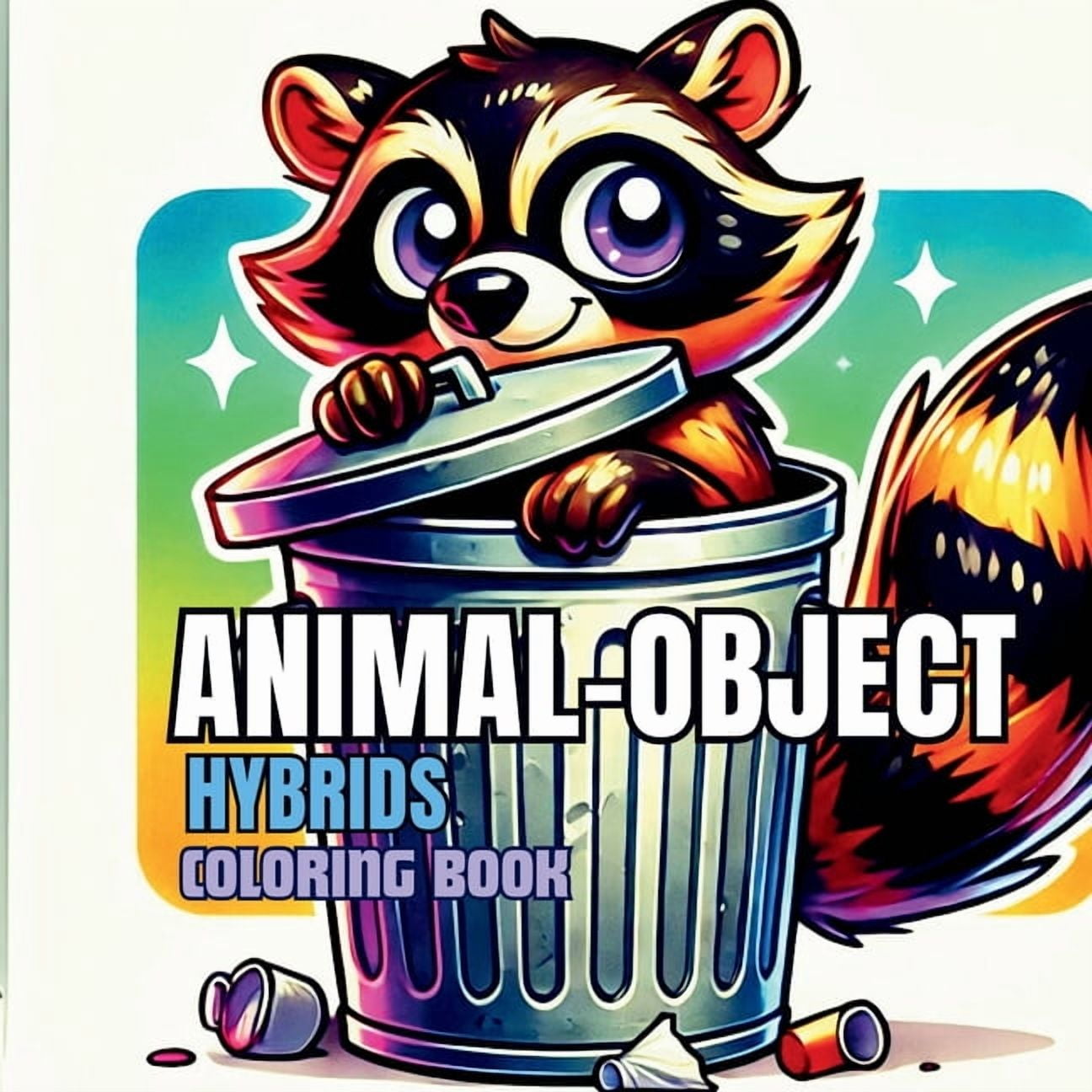 Animal-Object Hybrids Coloring Book: A Fantastical Fusion of Creatures ...