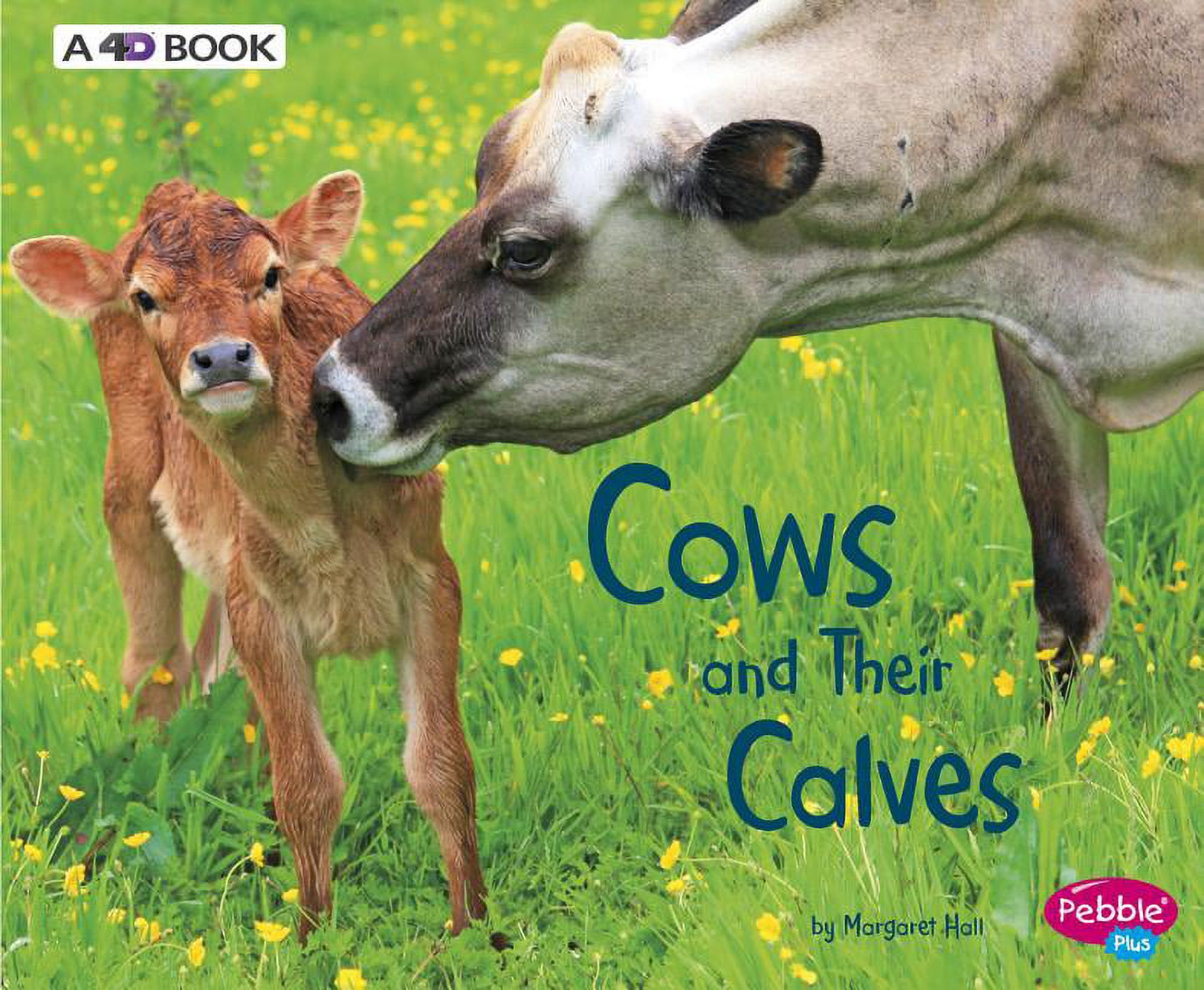 Animal Offspring Cows and Their Calves: A 4D Book, (Paperback ...