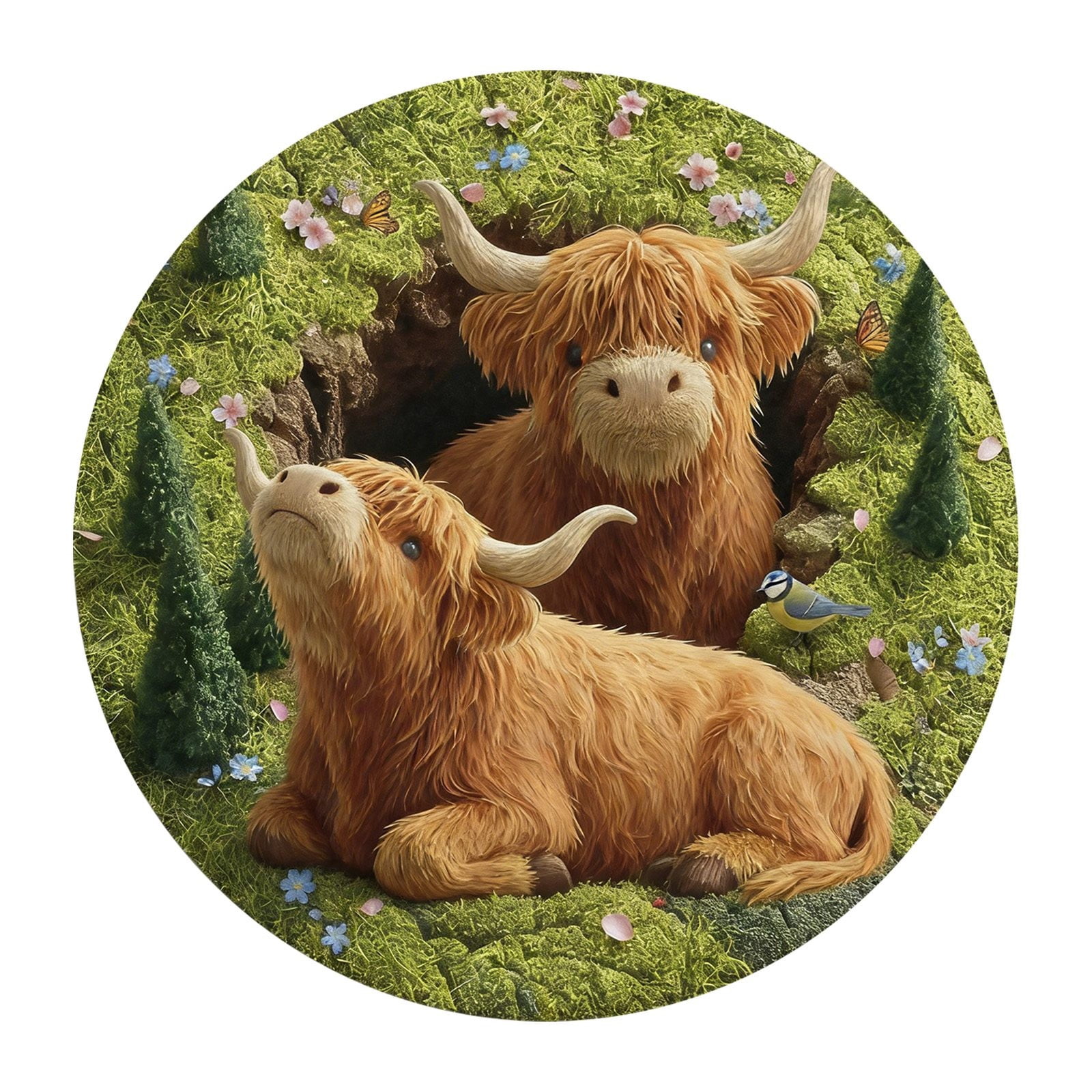 Animal Optical 3D Rug Playful Visual Difference Floor Mat For Home ...
