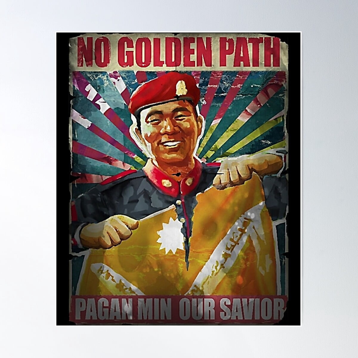 Animal Pagan Min Our Savior Propaganda Cool. No Golden Path Poster Wall ...