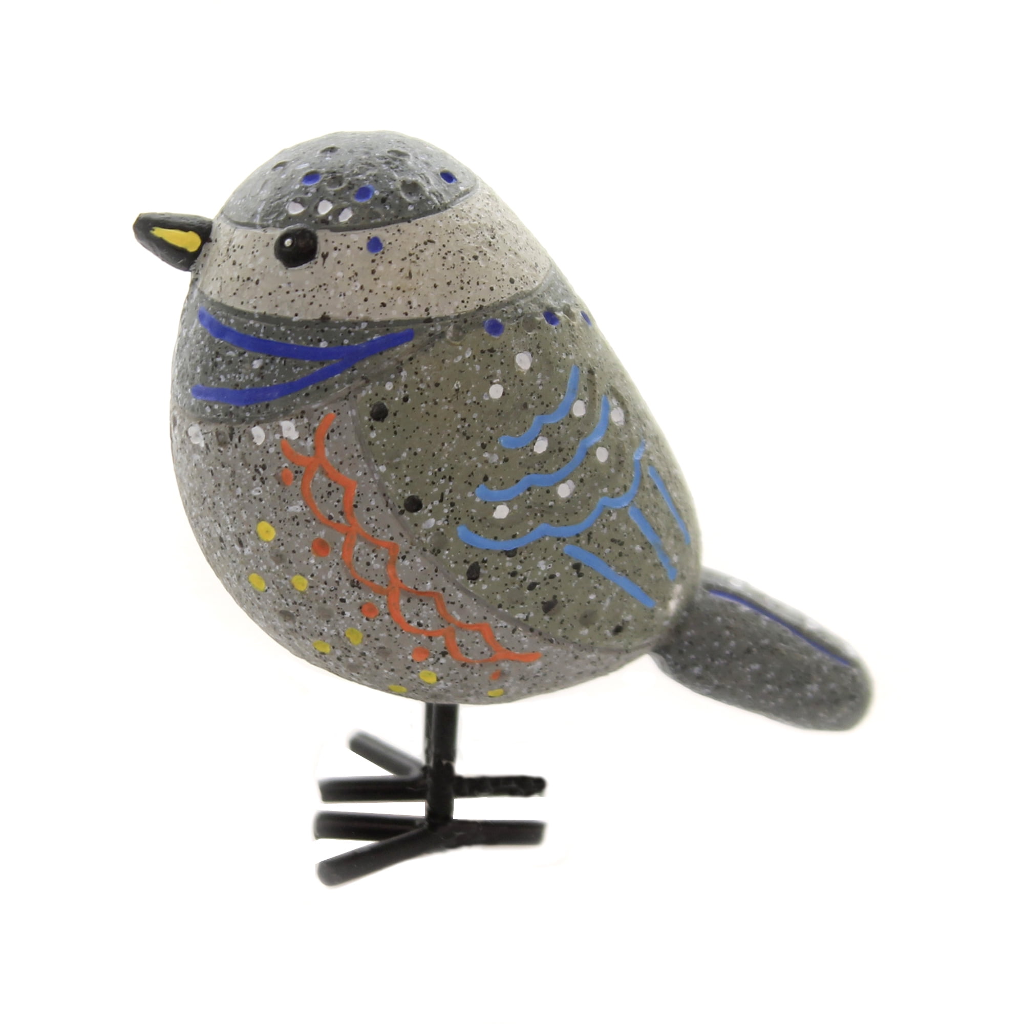 Animal Painted Blue Bird Figurine Polyresin Beak Hand Painted Er65111 ...