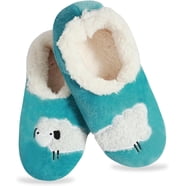 Comfies Womens Boxer, Uncropped Dog Slippers - Sherpa Lined Animal ...