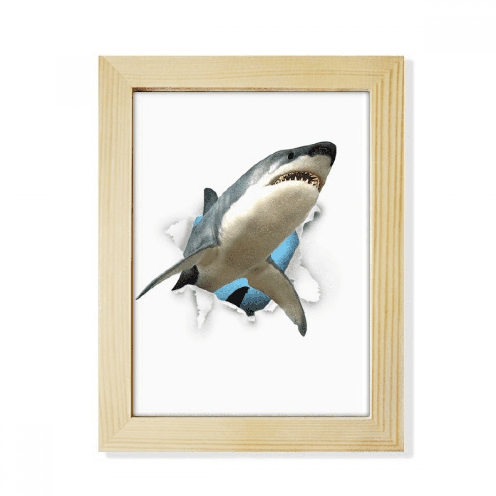 Animal Paper Break Shocks Sharks Desktop Adorn Photo Frame Display Art ...
