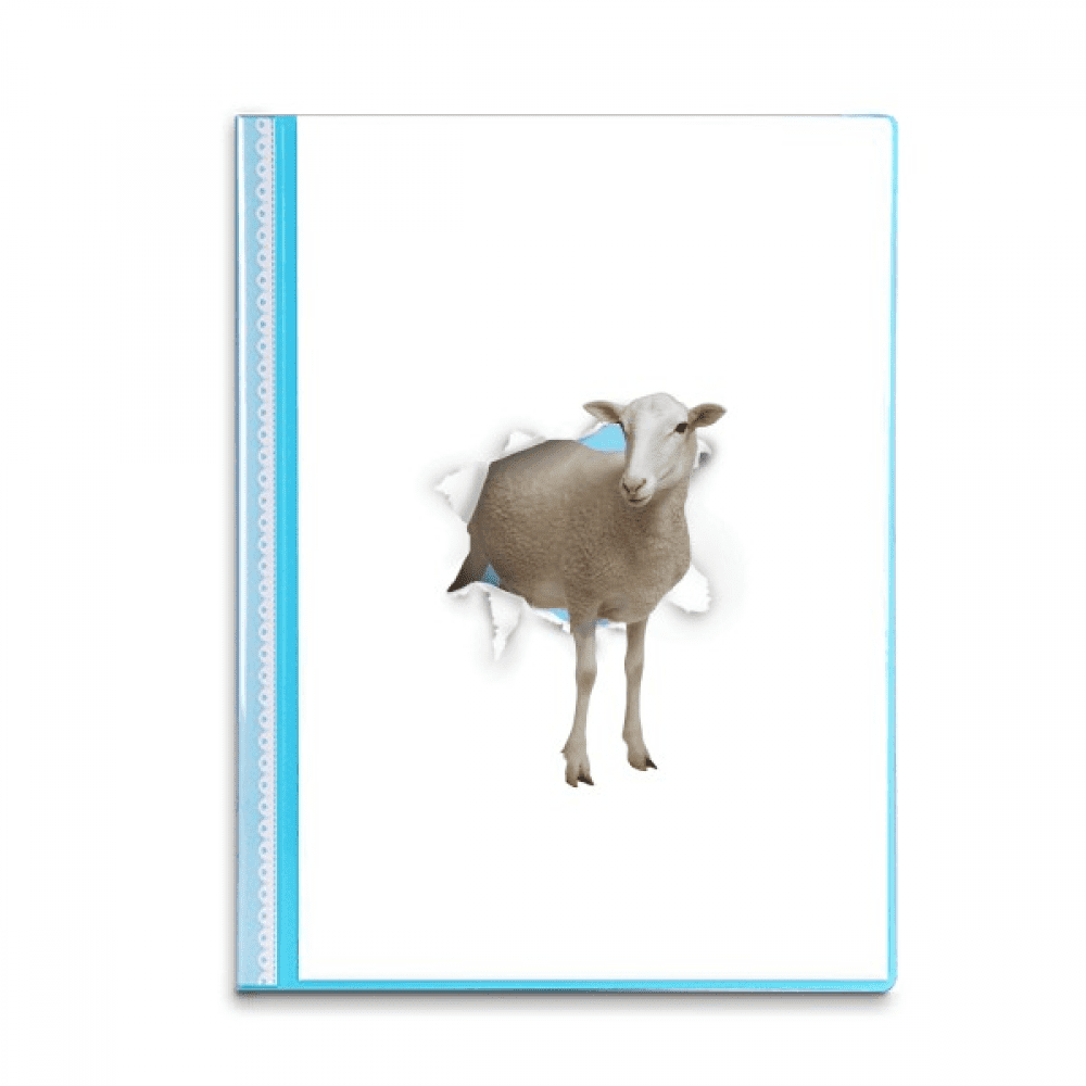 Animal Paper Break Shocks Sheep Book Sheet Protectors Portfolio Binder ...
