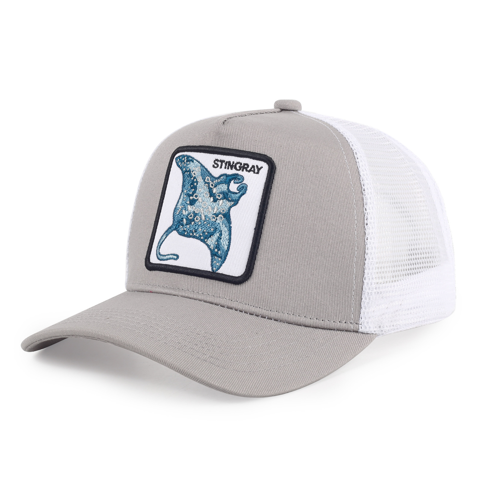 Animal Patch Sun Protection Mesh Baseball Cap European and American ...