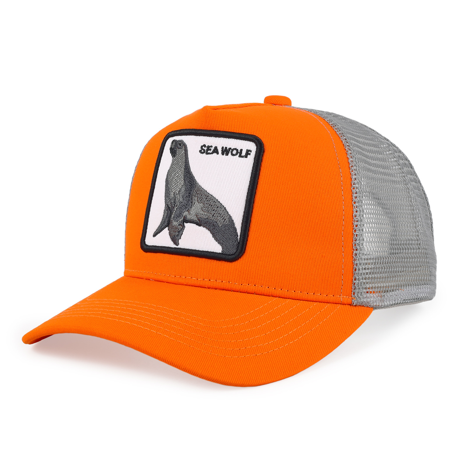 Animal Patch Sun Protection Mesh Baseball Cap European and American ...