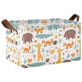 Animal Pattern Collapsible Storage Bin Open Home Shelf Basket Water ...