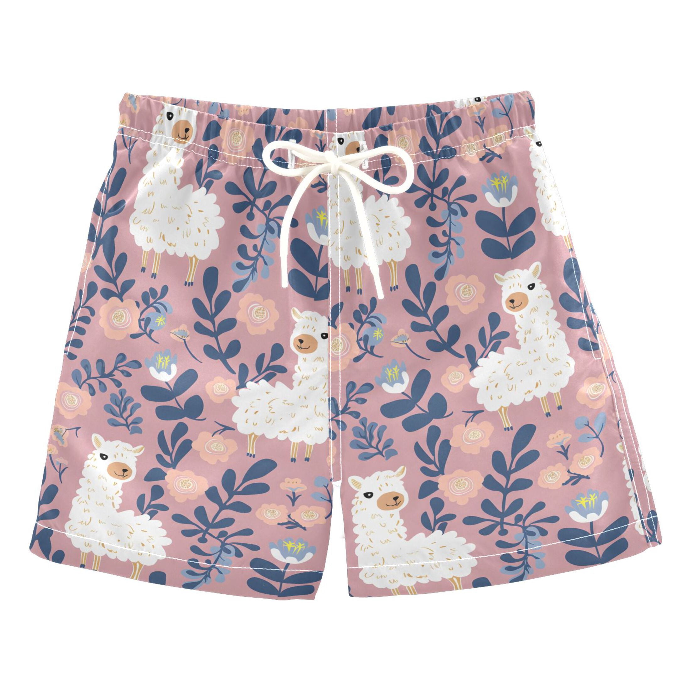 Animal Pattern Swim Trunks Quick Dry Beach Pool Board Shorts ...