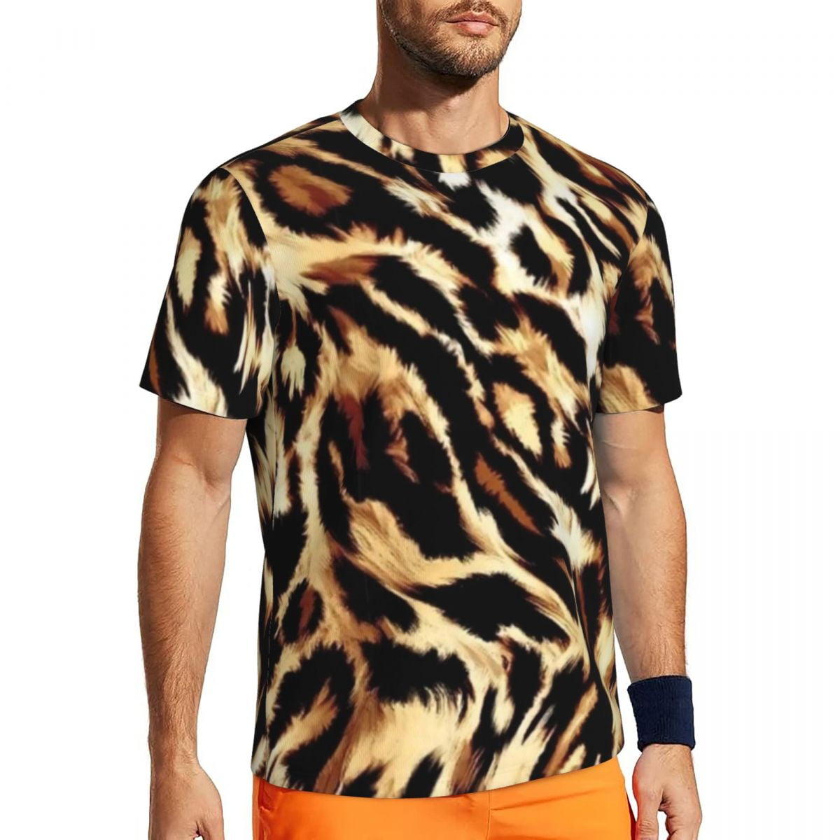 Animal Pattern T Shirt Summer Leopard Print Streetwear T Shirts Fashion ...