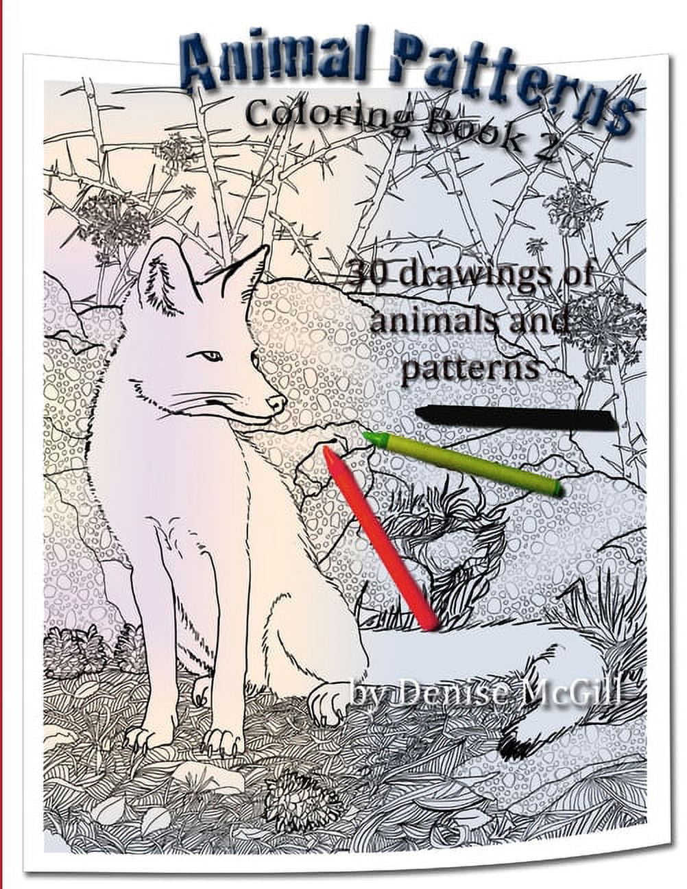 Animal Patterns Coloring Book 2, (Paperback) - Walmart.com