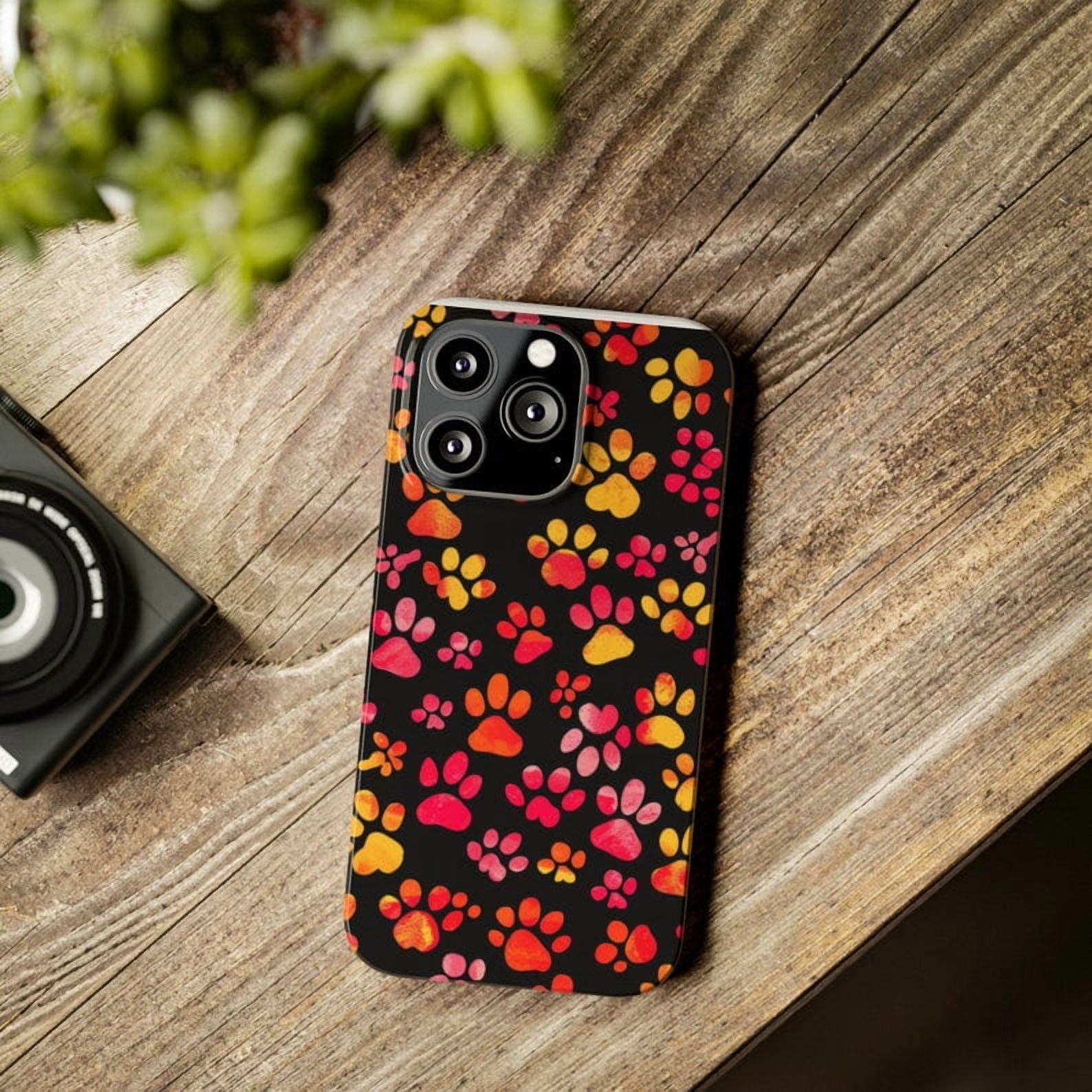 Animal Paw Print Pattern iPhone Case for iPhone 11 12 13 14 15 16 17 ...