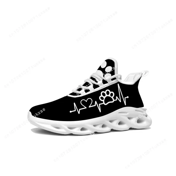 Animal Paw Print petpaw pet dog Flats Sneakers Mens Womens Sports ...