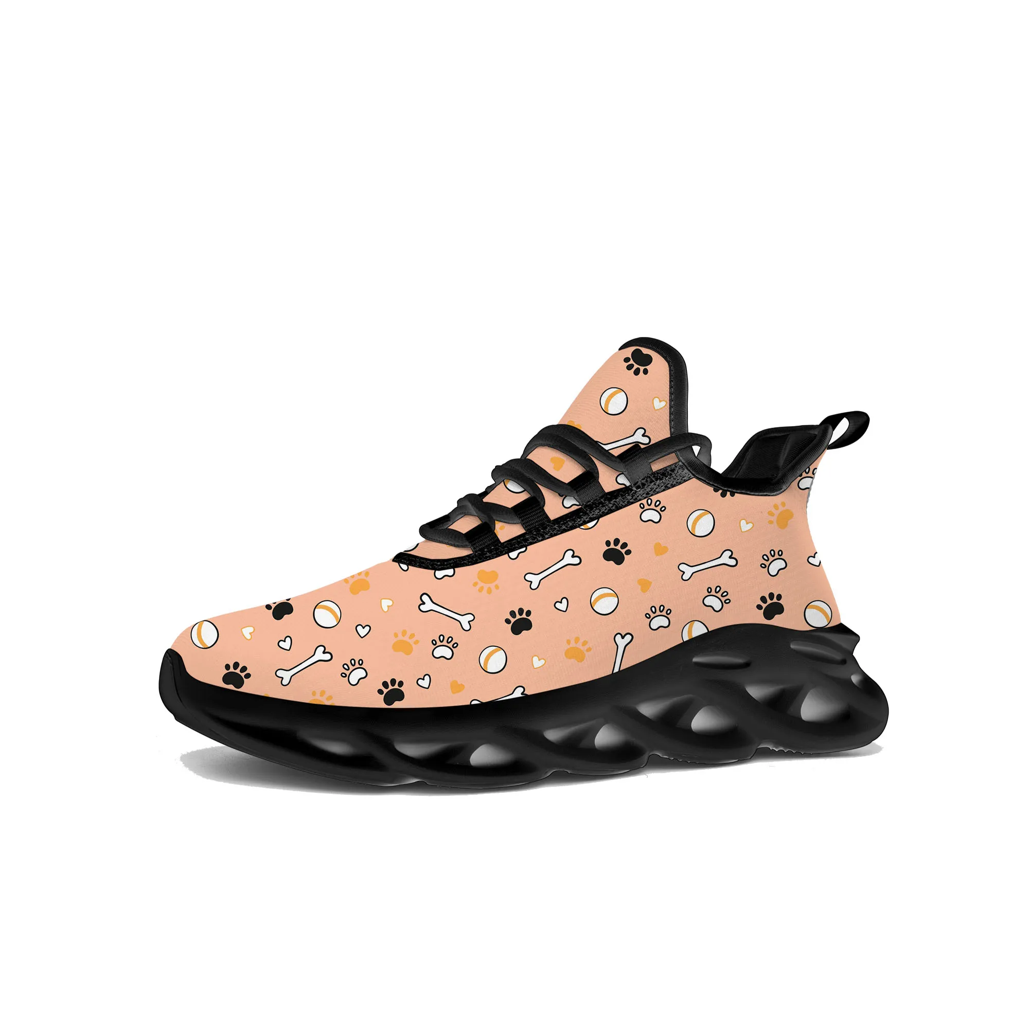Animal Paw Print petpaw pet dog Flats Sneakers Mens Womens Sports ...