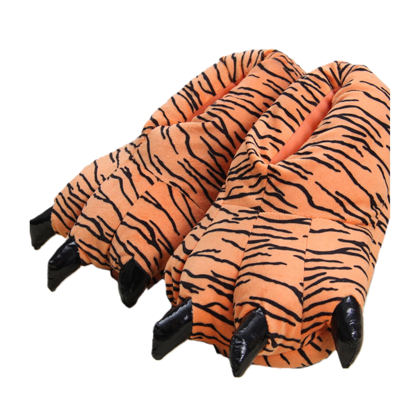Animal Paw Shoes Unisex Furry Claw Slipper Cartoon Soft for Home Indoor ...