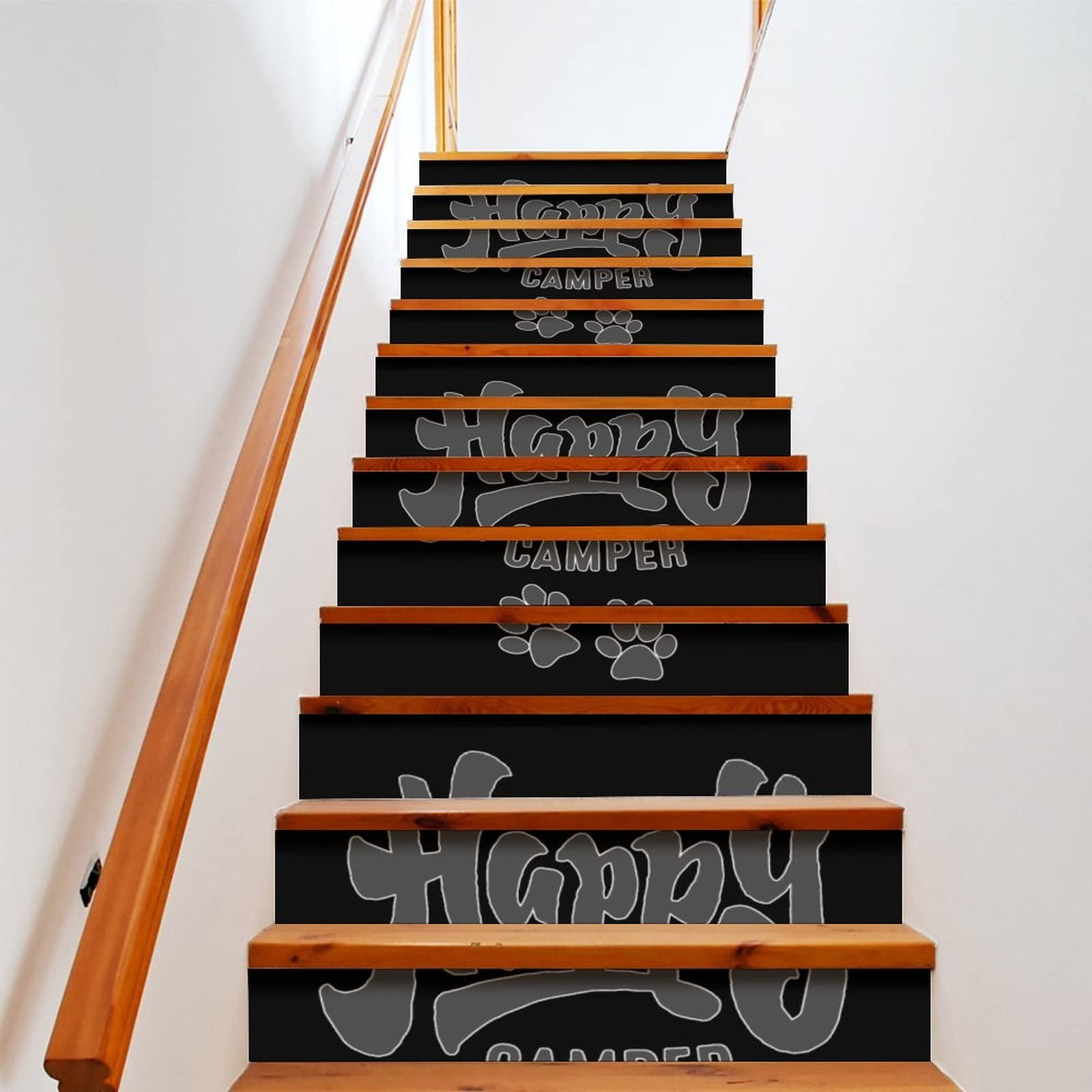 Animal Paw Stair Stickers Cartoon Cat's Claw Print Stair Riser Decal ...