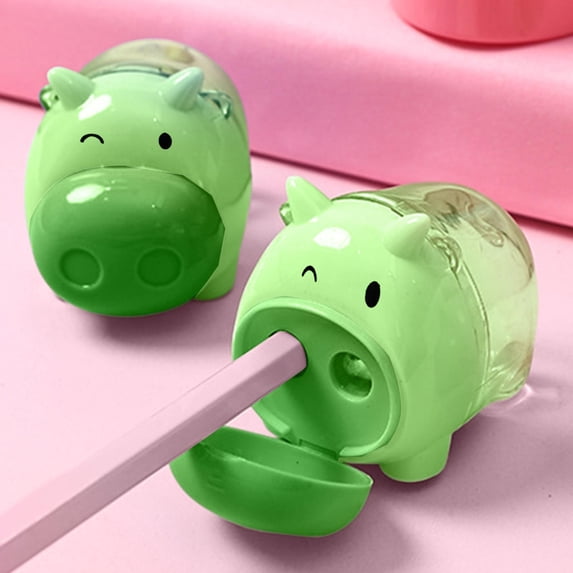 Animal Pencil Sharpeners,Cute Two-Holes Plastic Pencil Sharpener ...