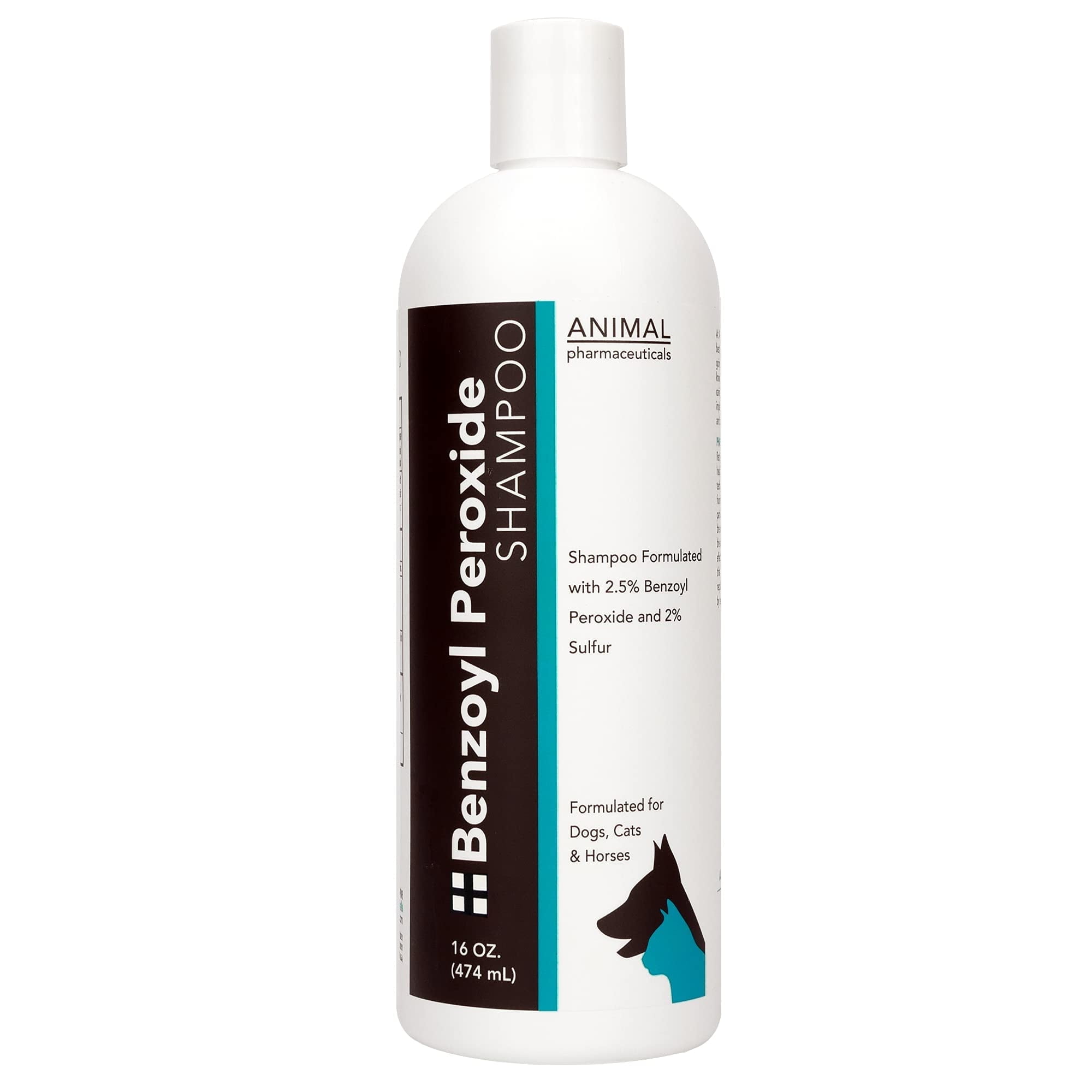 Animal Pharmaceuticals Benzoyl Peroxide Shampoo for Dogs & Cats ...