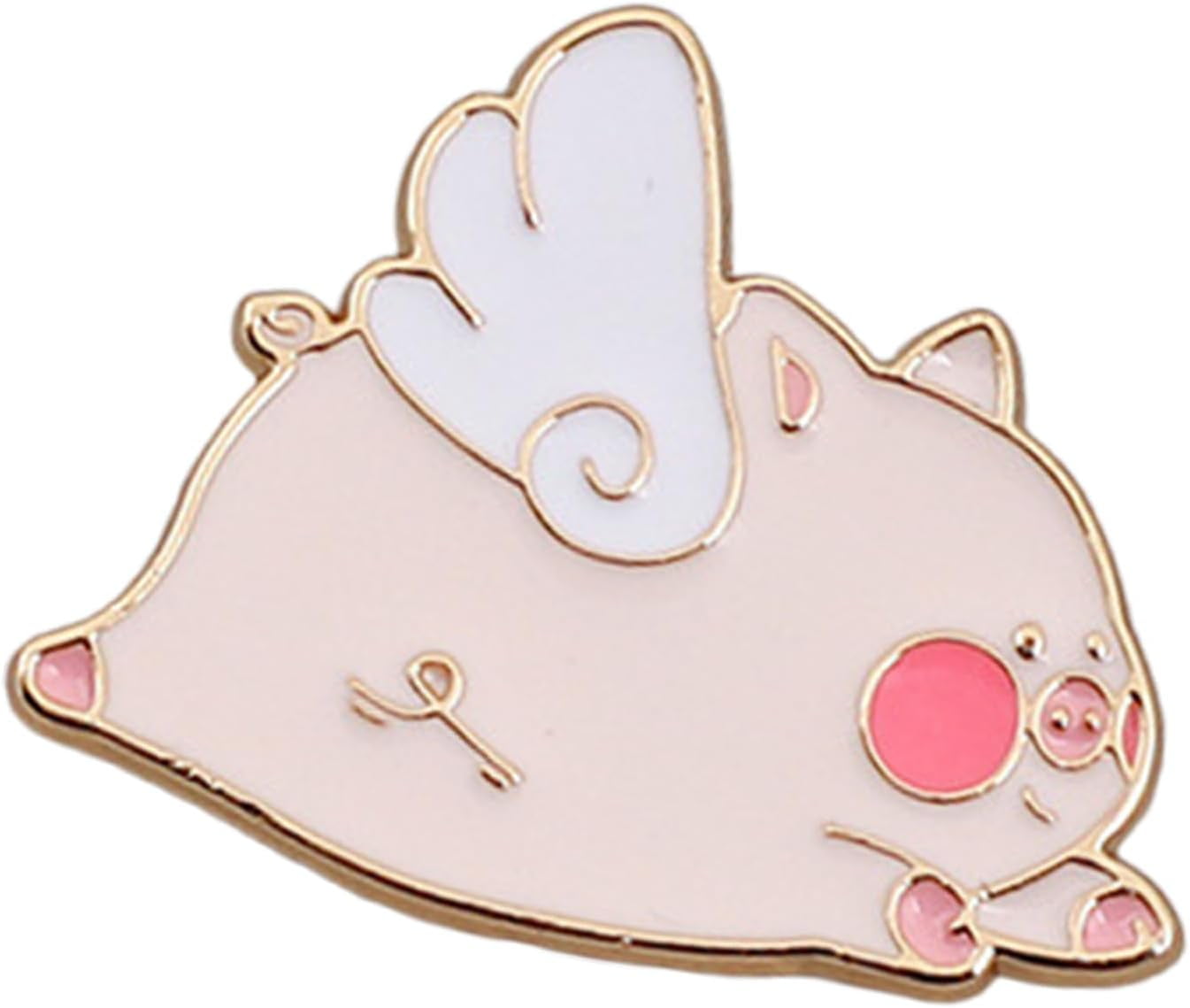 Animal Pin Alloy Brooch Multifuntional Accessory Cartoon Flying Pigs ...
