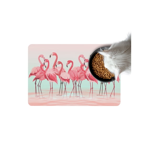 Animal Pink Flamingo Doormat Non Slip Diatomaceous Earth Door Mat ...