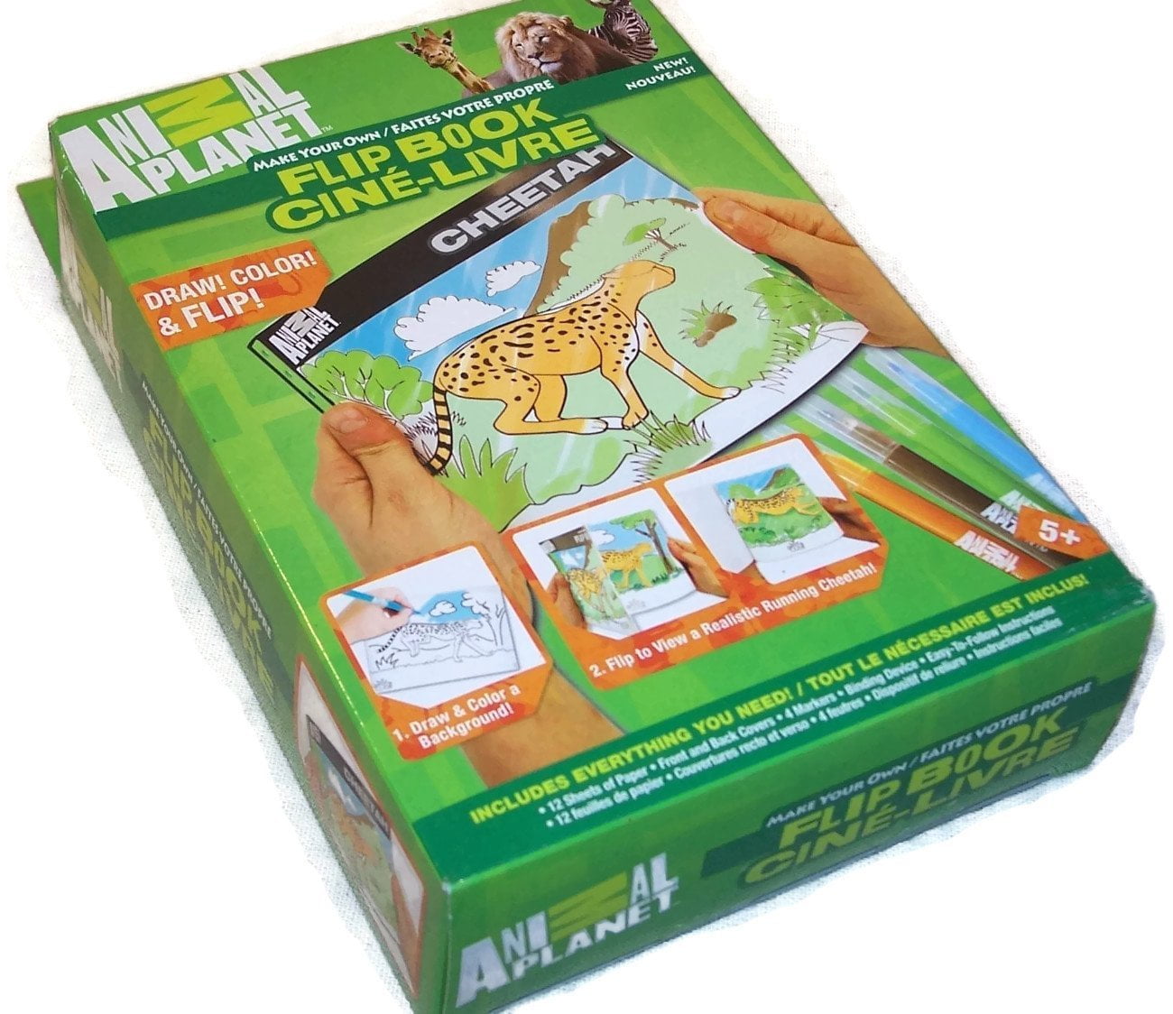 Animal Planet Flip-book.....Color, Draw, and Flip! by Horizon - Walmart.com