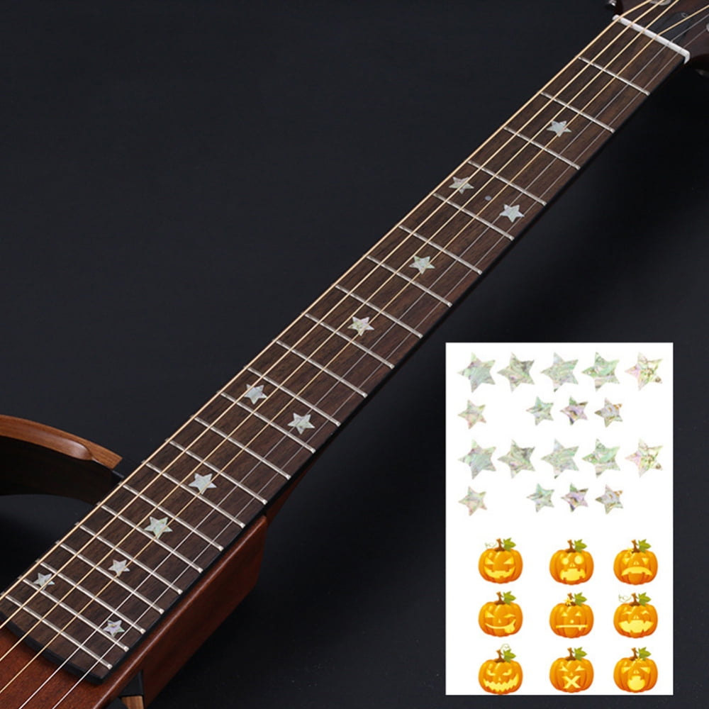 Animal Plant Pattern Guitar Fingerboard Fretboard Stickers Guitar ...