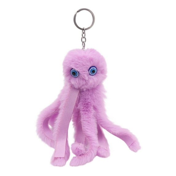 Animal Plush Keychain Set - Cute Bag Ornaments and Backpack Charms ...