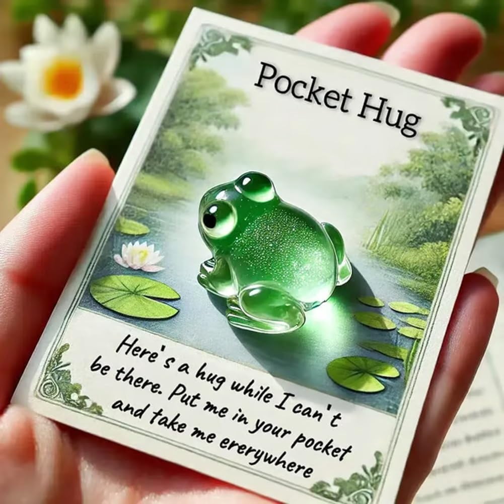Animal Pocket Hug Gifts, Hug Animal Emotion Card, Inspirational Comfort ...