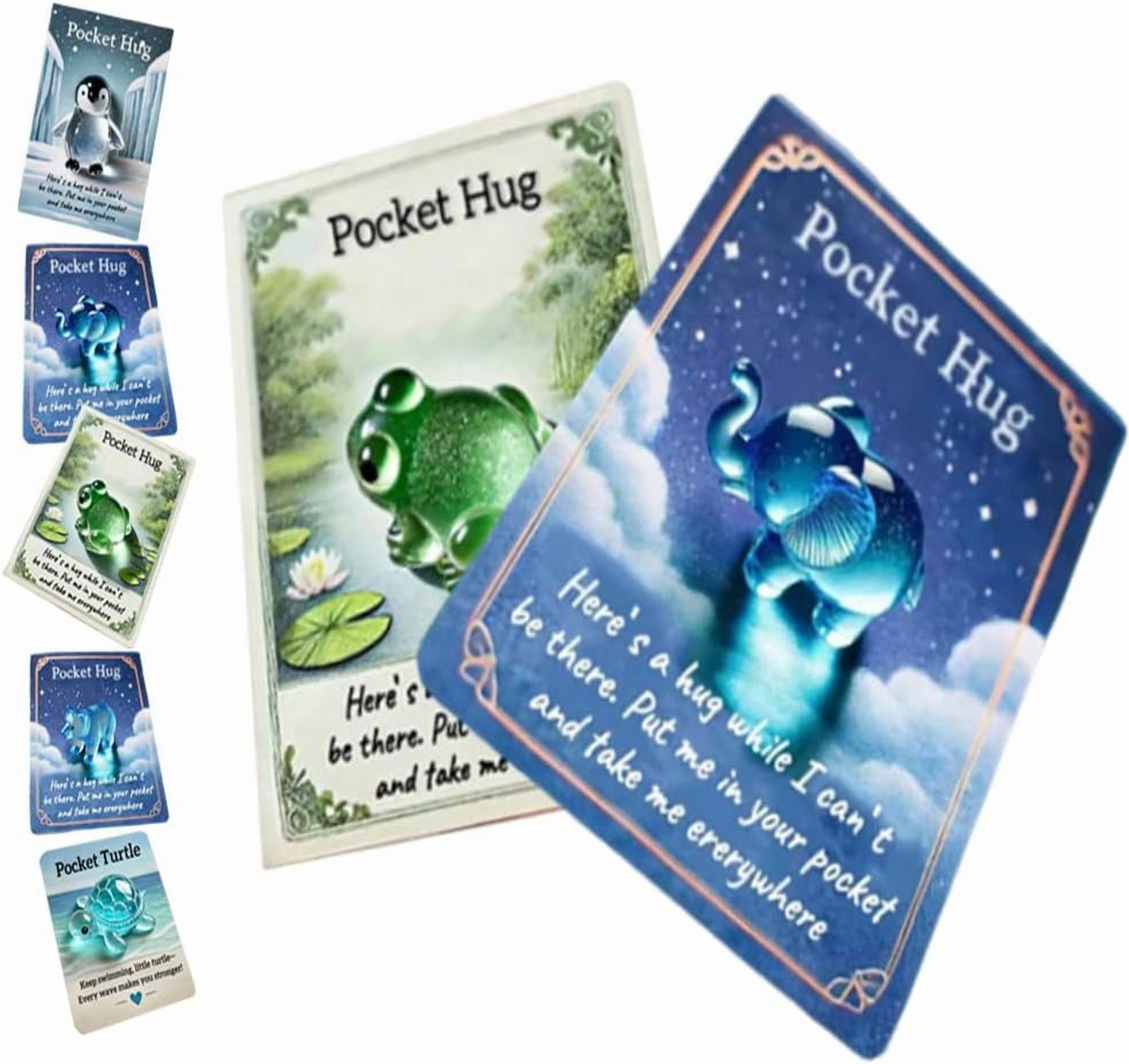 Animal Pocket Hug Gifts, Mini Resin Animal Hug Token, Cute Pocket Hug ...