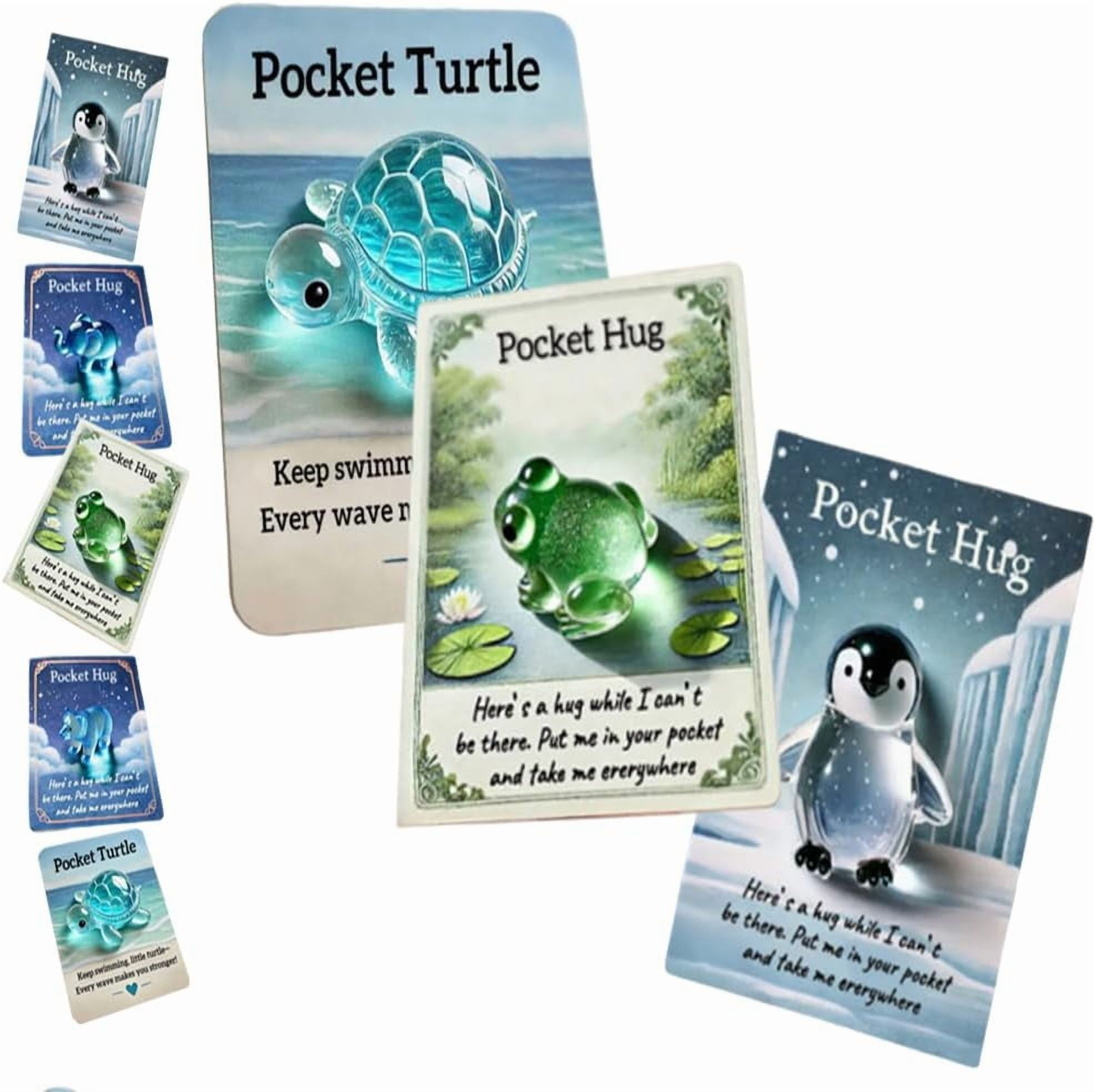 Animal Pocket Hug Gifts, Mini Resin Animal Hug Token, Cute Pocket Hug ...