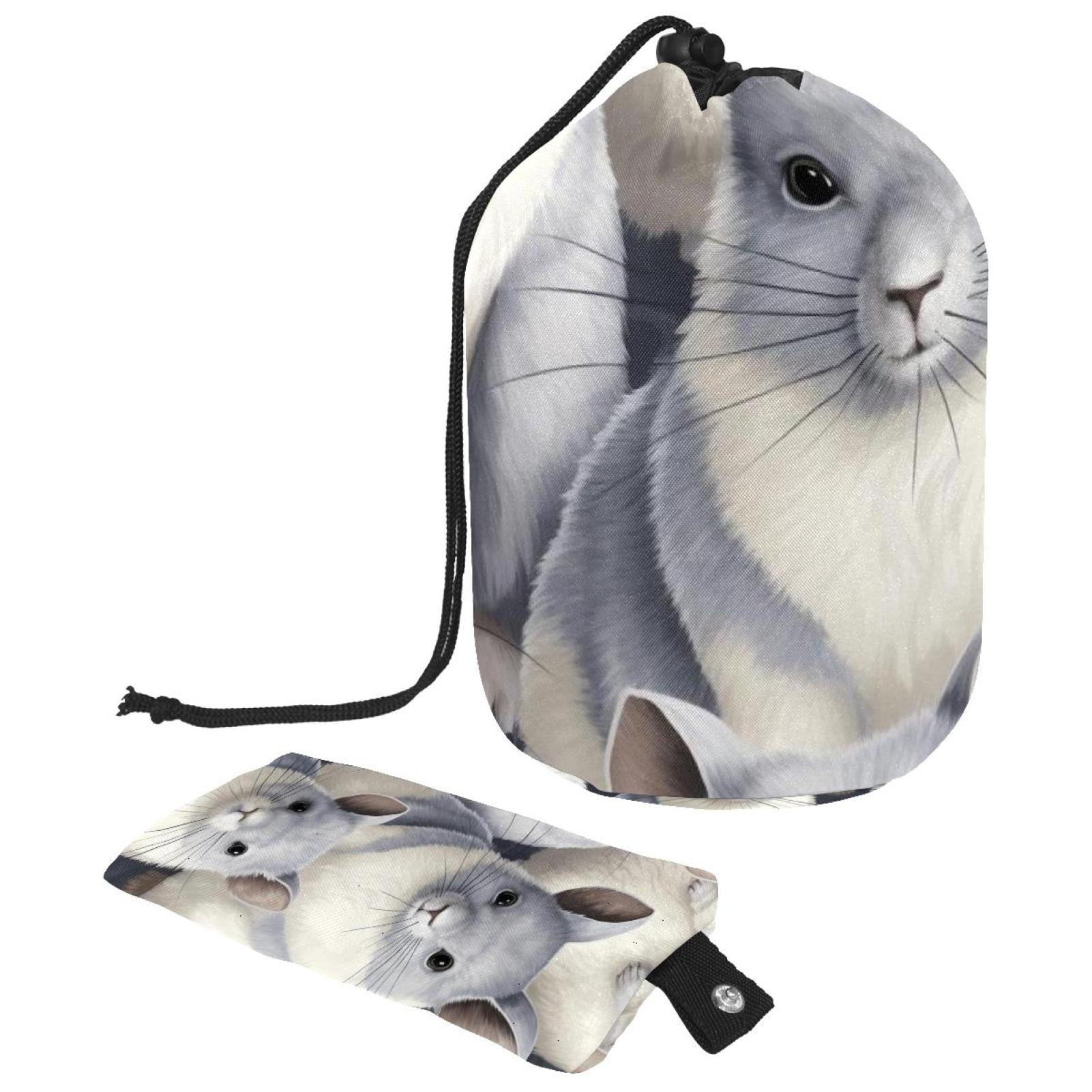 Animal Portable Drawstring Foldable Travel Laundry Bag with Shower Bag ...