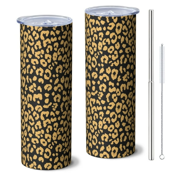 Animal Print 20 Oz Stainless Steel Skinny Tumbler – Vacuum Insulated ...