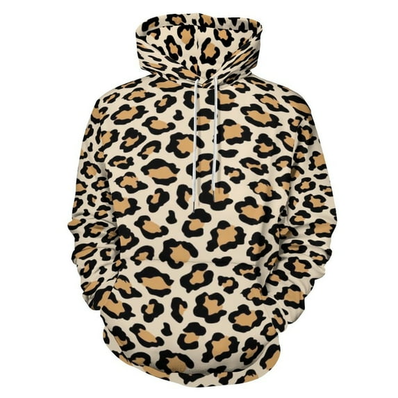 Animal Print 3D Print Hoodie Men Women Autumn Thin Pullover Sweatshirt ...