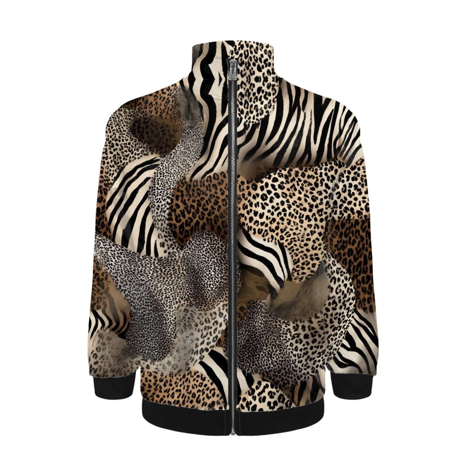 Animal Print Abstract Pattern Jacket Men's Street Cool Long Sleeves ...