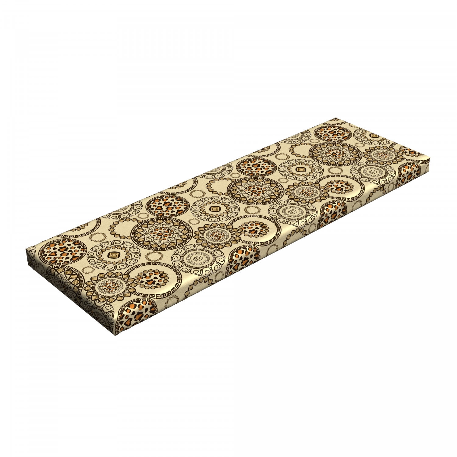 Animal Print Bench Pad, Safari Pattern Cheetah Skin Print Fauna Theme ...