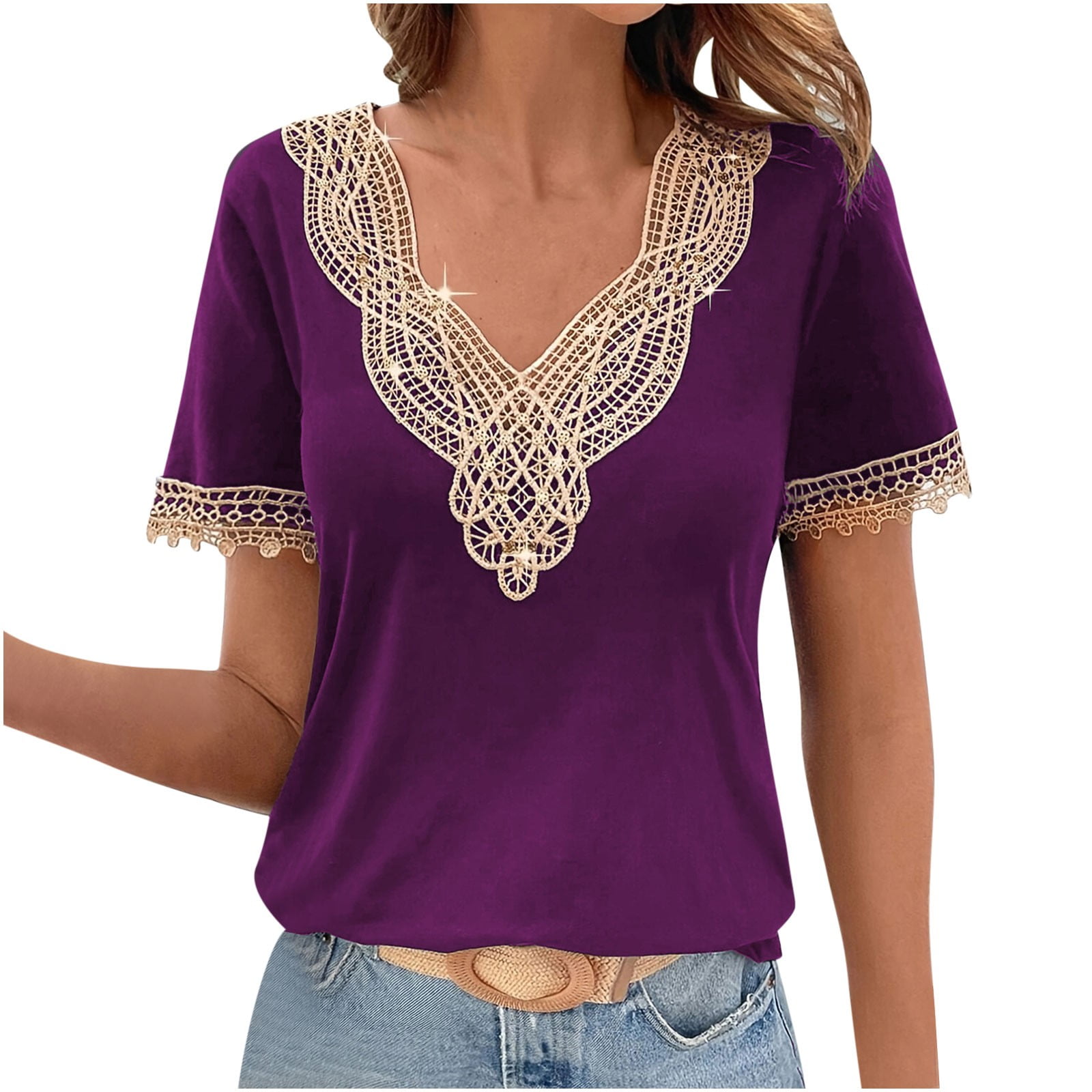 Animal Print Blouses for Women Summer Button Boho Top Women Casual Tops ...