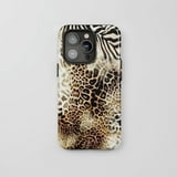 Animal Print Cheetah Zebra Tiger Pattern Phone Case for iPhone 11 12 13 ...