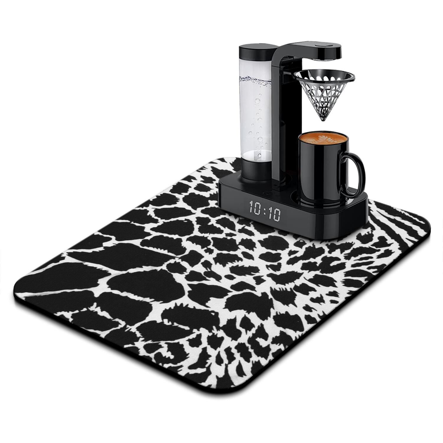 Animal Print Coffee Maker Pad - Savage Cheetah Texture, Reusable ...