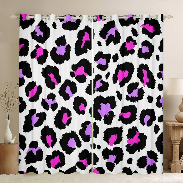 Cheetah Curtains Cheetah Print Bedroom Curtains | Hawk Haven
