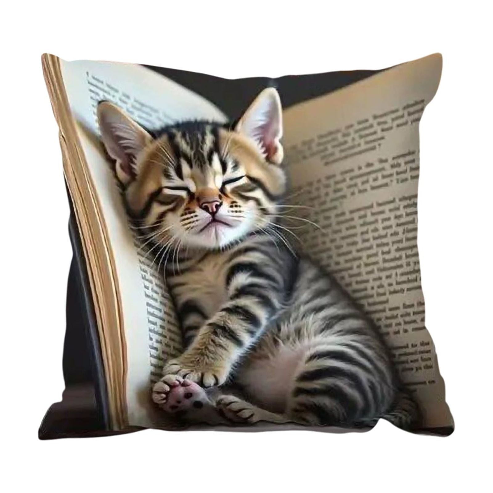 A Animal Print Design Decorative Pillow Cover Made From Soft Flock ...