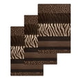 Animal Print Kitchen Dish Towels for Drying Dishes Set of 3, Abstract ...