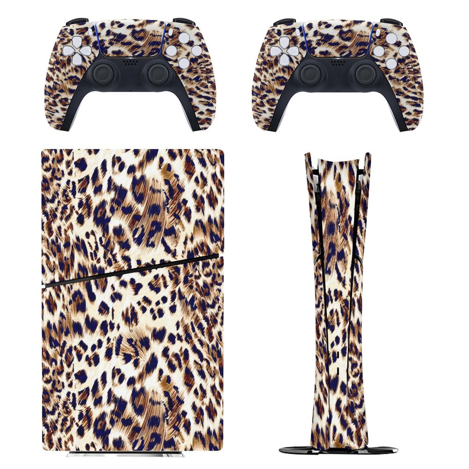Animal Print, Leopard Texture PS5/PS5 Pro/PS5 Slim Digital Disc Skin ...