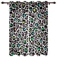 Animal Print Leopard Texture Window Curtain For Kids Room Home Blinds ...
