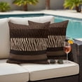 Animal Print Outdoor Pillow Covers 26x26 Inch Throw Pillow Covers Set ...