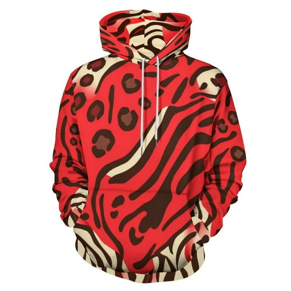 Animal Print Pattern Design(4) Hoodie Men Pullovers Hoodies Womens ...