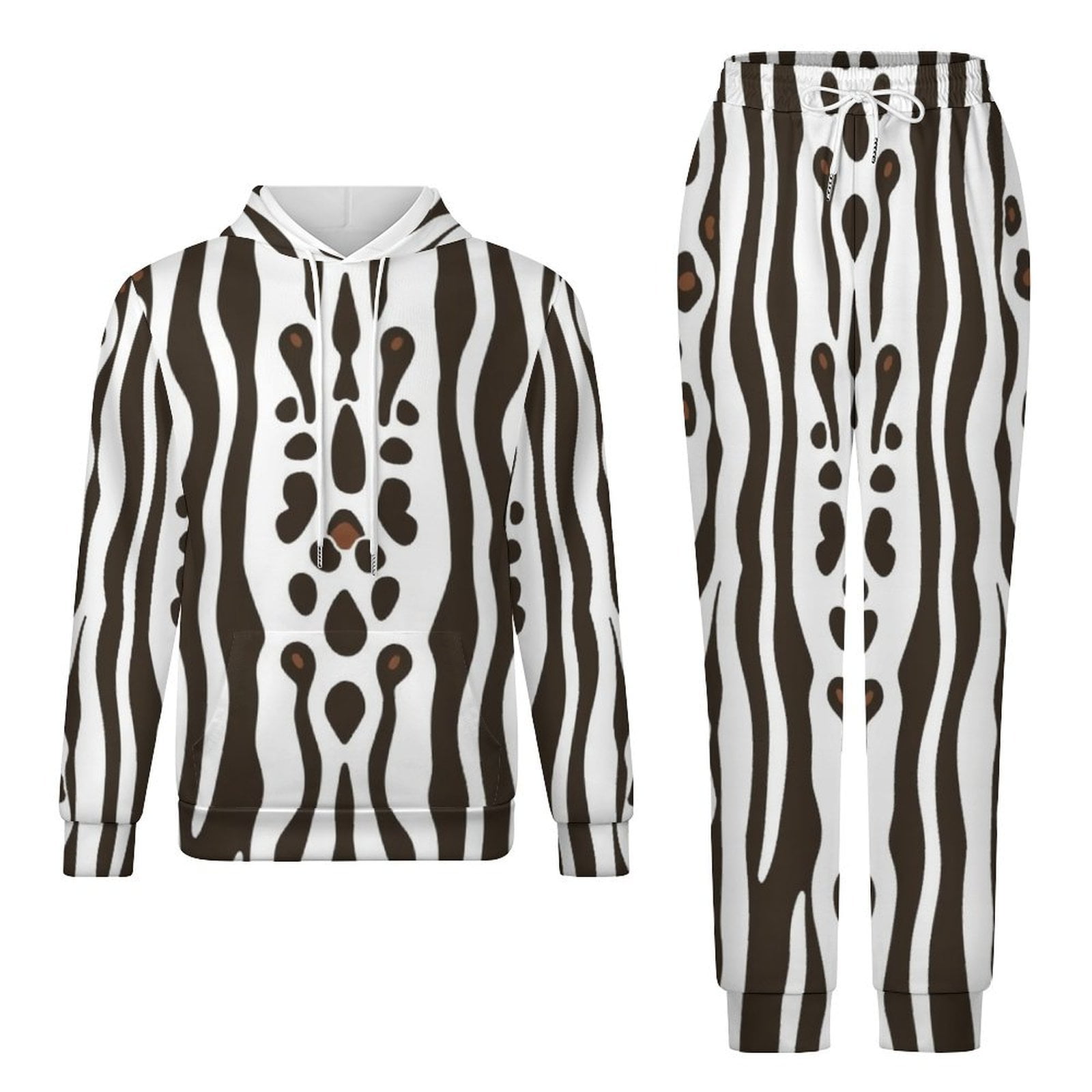 Animal Print Pattern Design(6) Hoodie + Pants Suit Cool Men/Women 2 Pcs ...