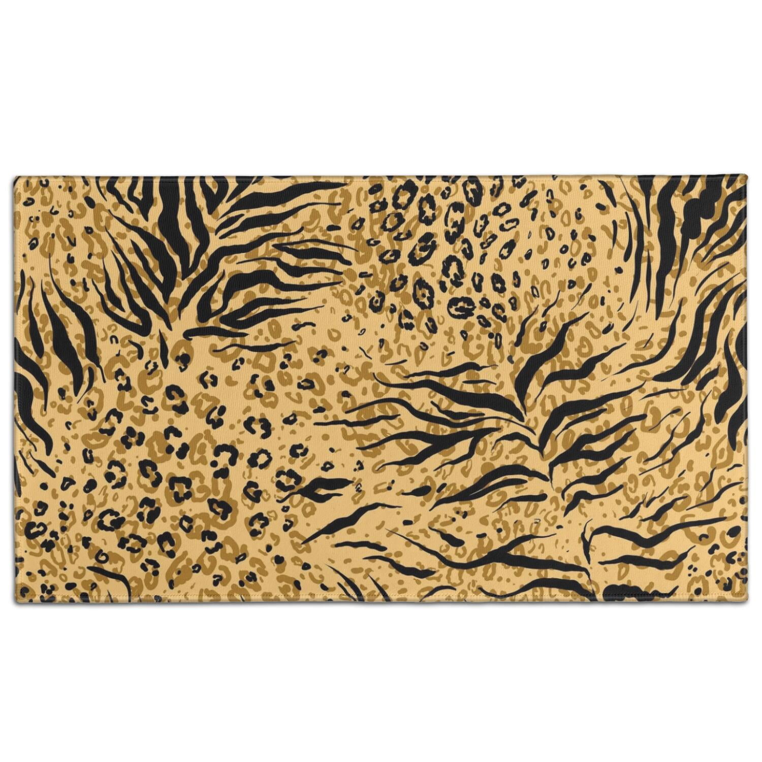 Animal Print Pattern Door Rugs,Washable Non Slip Door Mats Indoor ...
