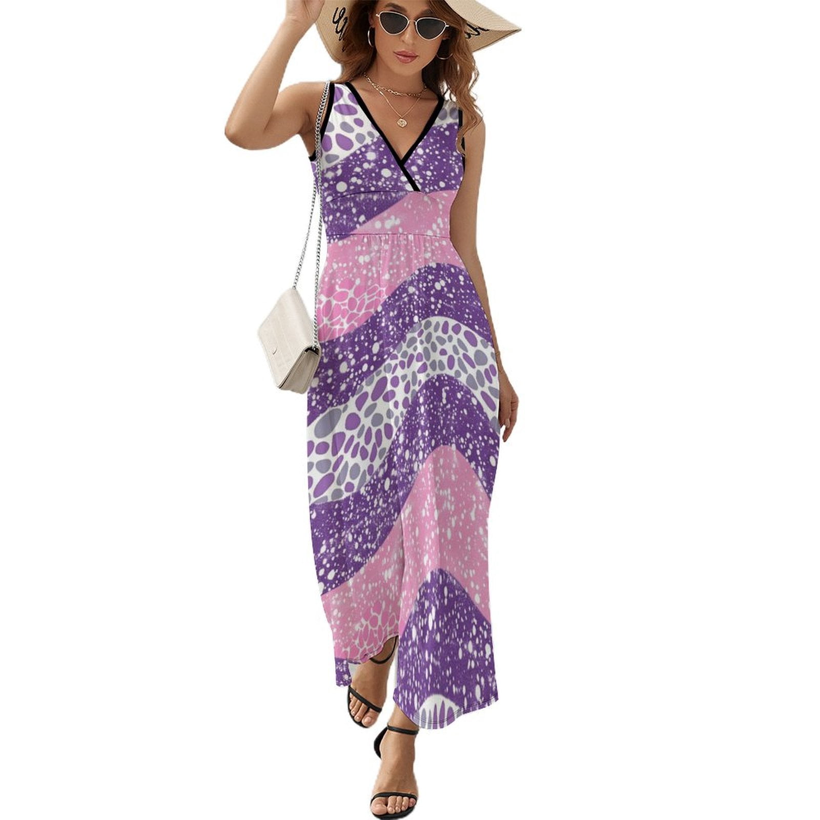 Animal Print Patterns King Size Sleeveless Dress Dresses Summer Women ...