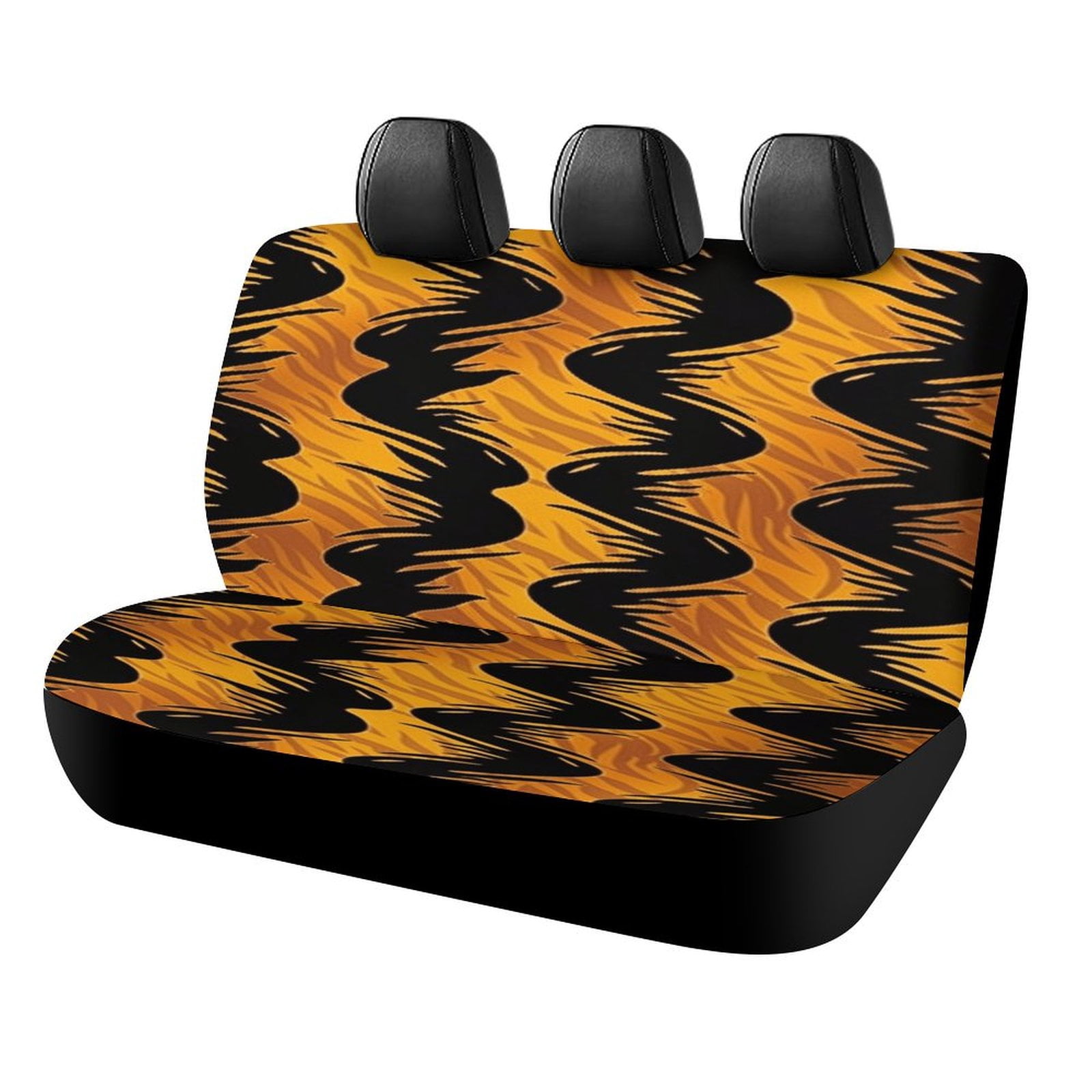 Animal Print Patterns Rear Seat Covers, Car Backseat Protector ...